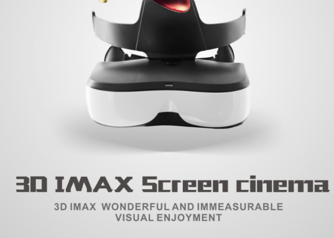 Personal Theater Head Mounted Display Glasses Adjustable High Resolution