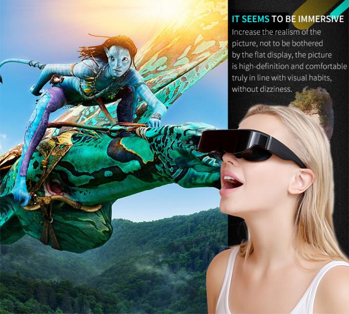Virtual Size 200 Inch VR Glasses3860 PPI LCOS FOV Head Mounted Display ...