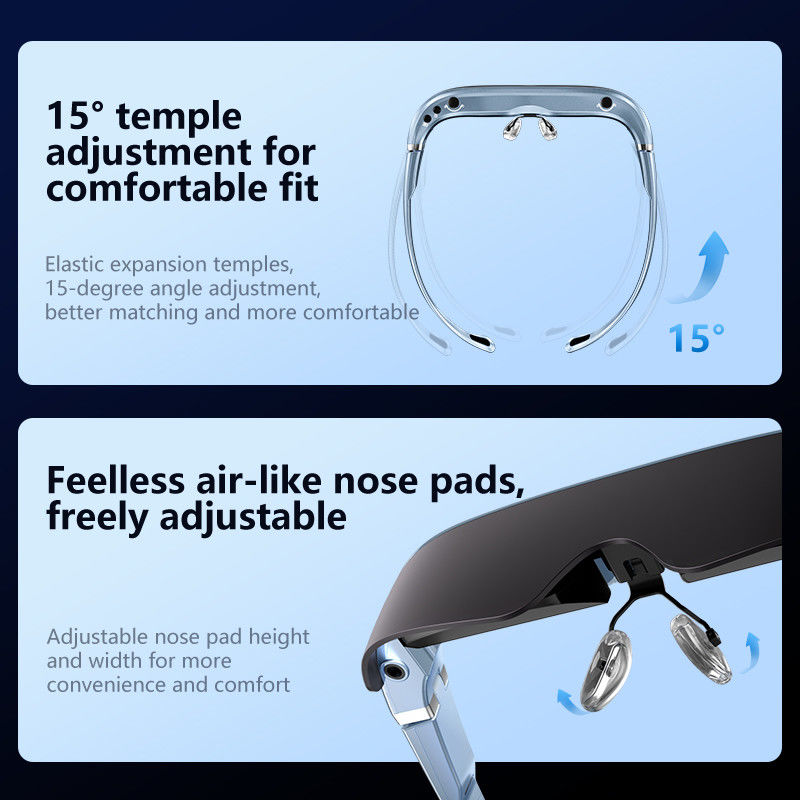 ENMESI V30 1920 * 1080 AR Head Mounted Display Diopter USB Type C AR ...