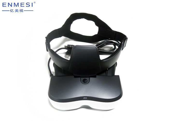 Virtual Reality Helmet 3D Head Mounted Display High Resolution Dual Screen