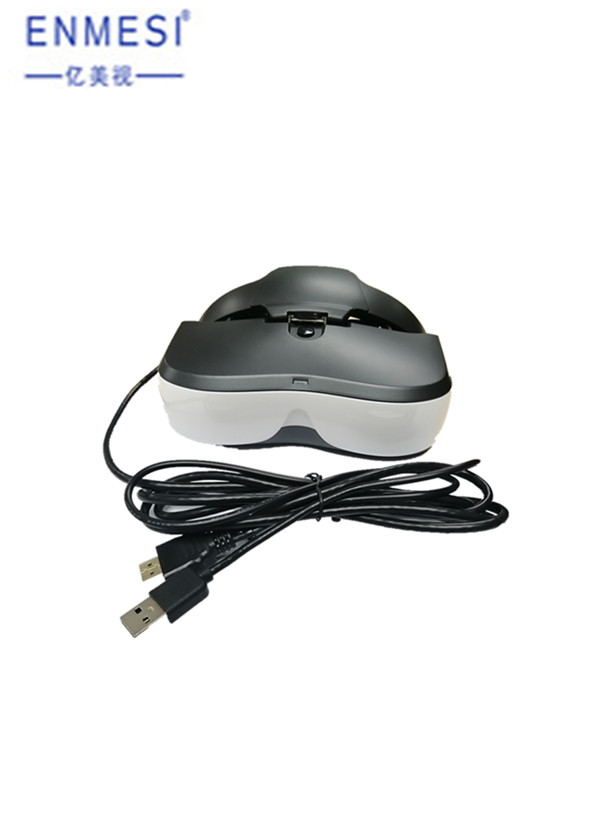 Close Eye Optical Head Mounted Display HDMI Input HD Double Display 50 ...